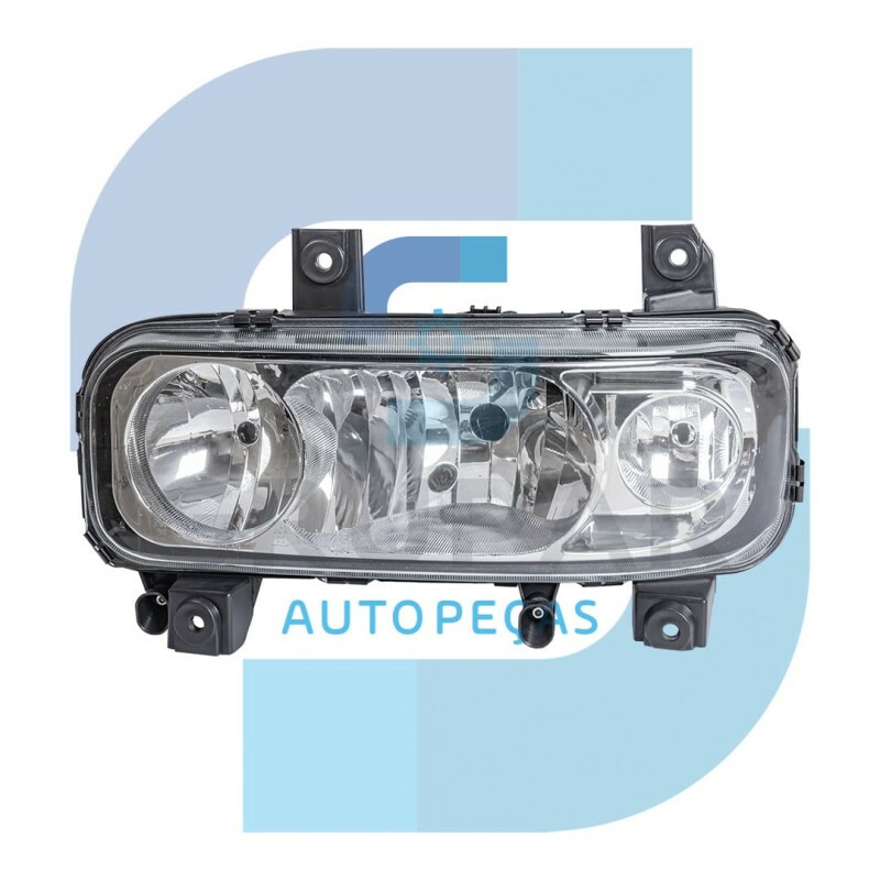 FAROL PRINCIPAL LENTE LISA COM AUXILIAR LE ATEGO
