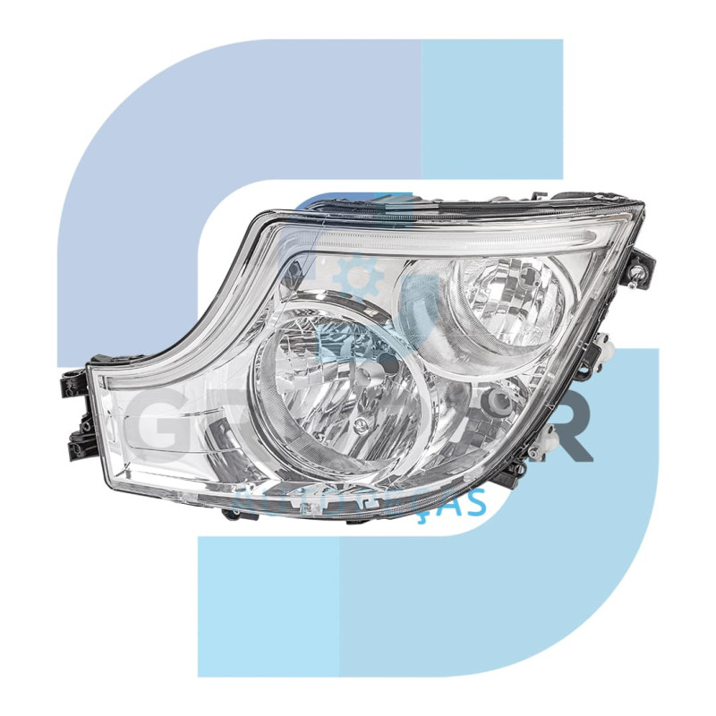 FAROL PRINCIPAL LE COM LED DIURNO ACTROS APÓS 2020