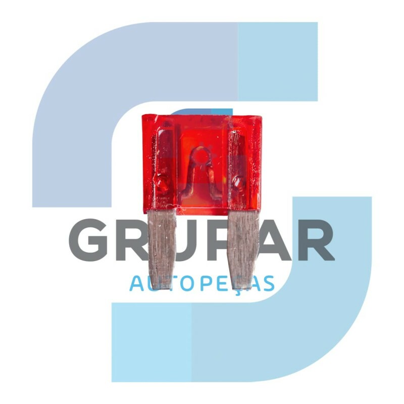 MINI FUSÍVEL VERMELHO 10A (10 UND)