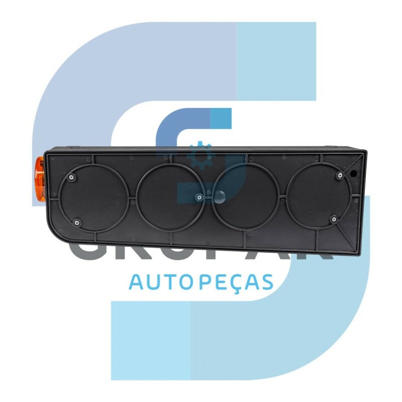 LANTERNA TRASEIRA LD SEM ABA COM TRIÂNGULO/RÉ CRISTAL LÂMPADA RANDON